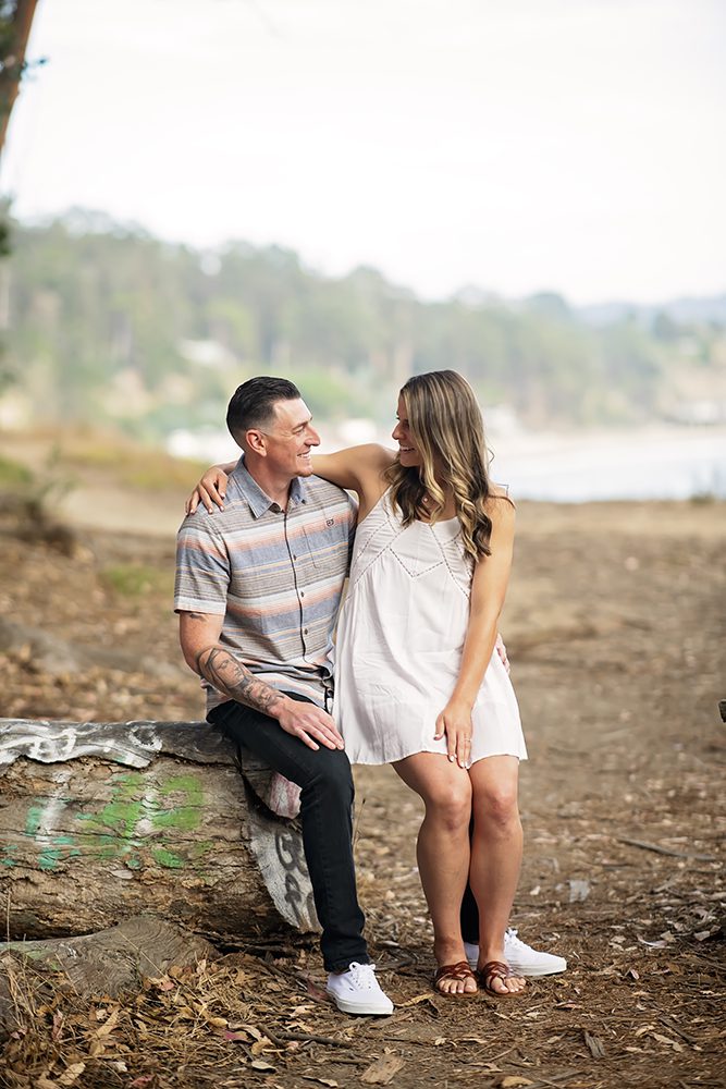 Beach Engagement Portraits in Capitola - Steven Cotton Photography